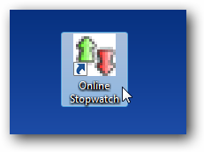 Using the Online Stopwatch as a Desktop Application
