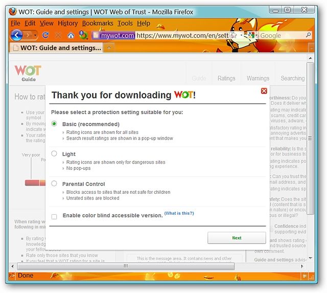 Enjoy Safer Web Browsing with WOT