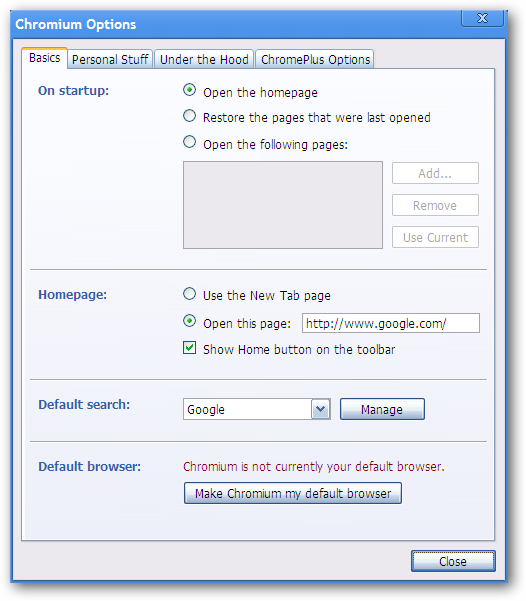 ChromePlus - Enhanced Version of Chromium Browser