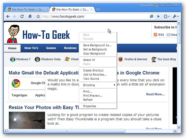 ChromePlus - Enhanced Version of Chromium Browser