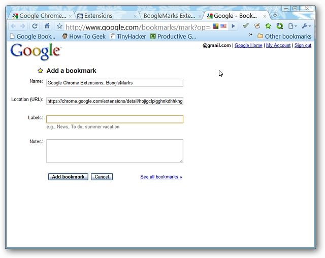 Get Easy Access to Your Google Bookmarks in Chrome