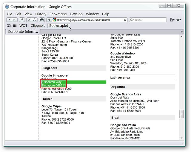 See Maps of Street Address Locations the Easy Way