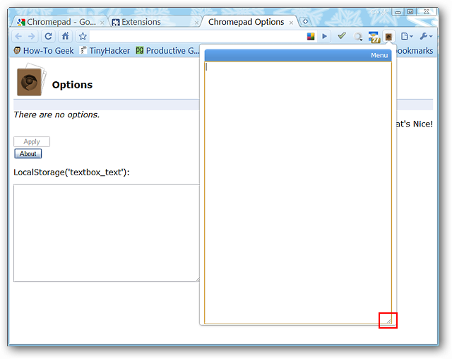 Add a “Built-In” Notepad to Google Chrome