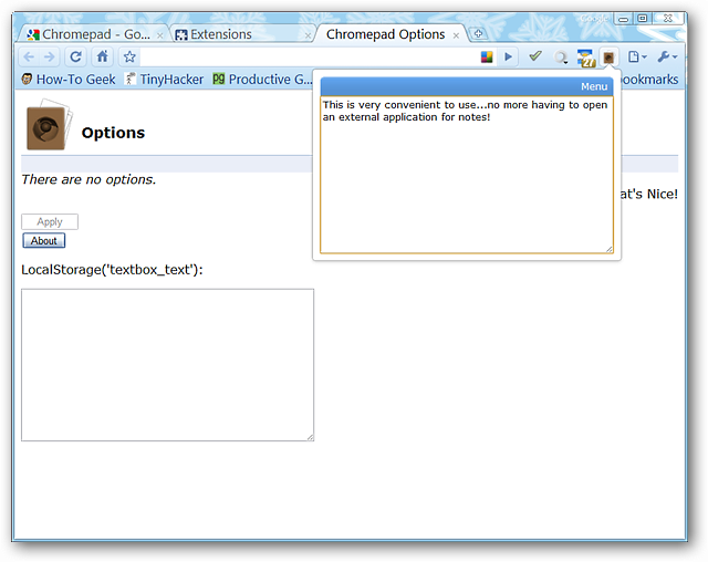 Add a “Built-In” Notepad to Google Chrome