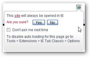Add IE Tab Integration to Google Chrome