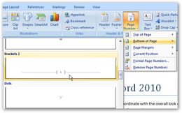 Add Page Numbers To Documents In Word 2007 2010