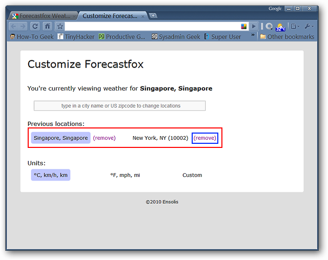 View AccuWeather Forecasts in Google Chrome
