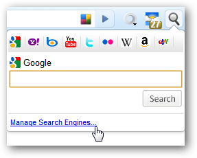 Gain Access to a Search Box in Google Chrome
