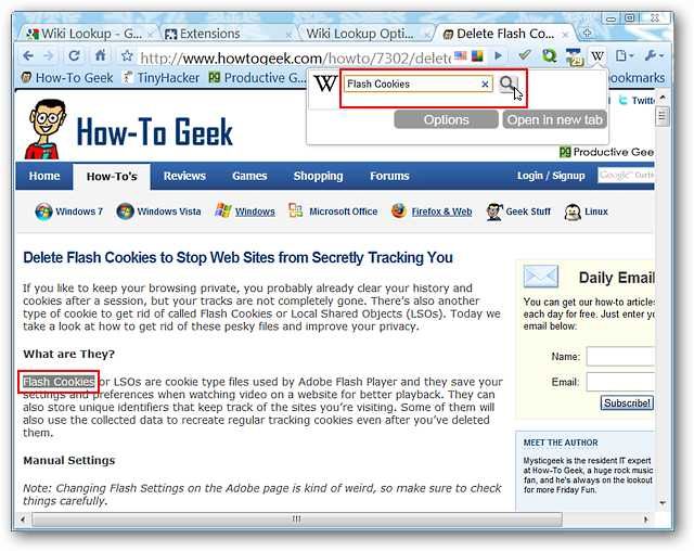 Search Wikipedia in Google Chrome the Easy Way