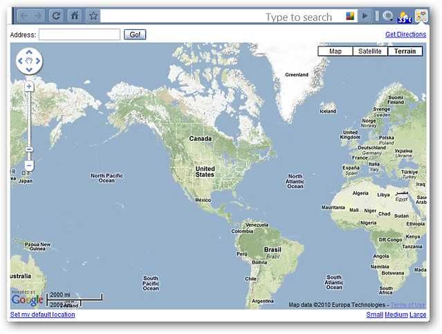 View Maps and Get Directions in Google Chrome