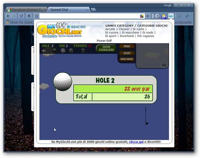 Play a New Random Game Each Day in Chrome