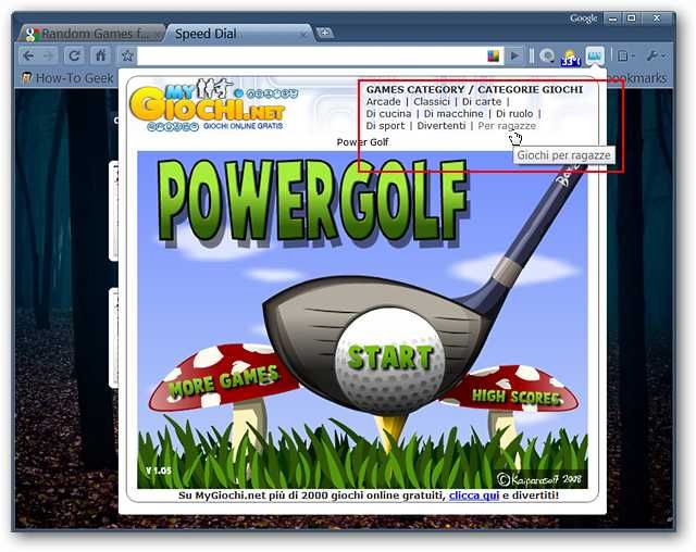 Play a New Random Game Each Day in Chrome