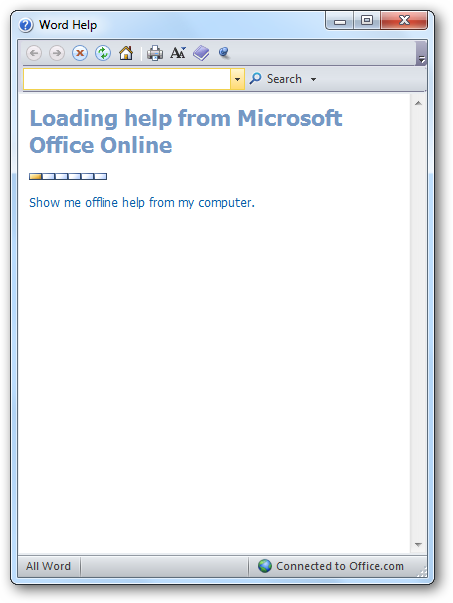 Speed Up the Help Dialog in Windows and Office