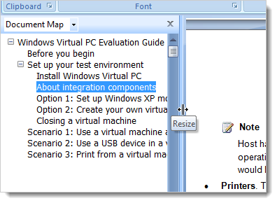 Learn How to Use the Document Map in Word 2007
