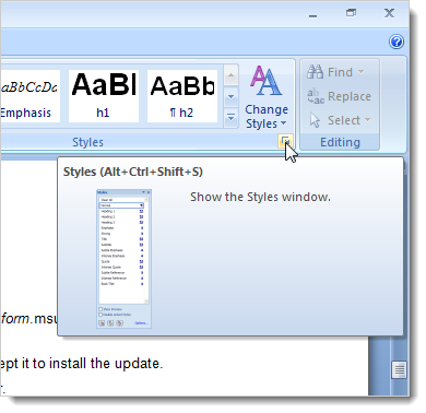 Learn How to Use the Document Map in Word 2007