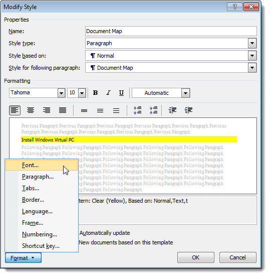 Learn How to Use the Document Map in Word 2007