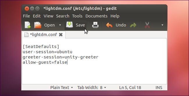 How to Disable Ubuntu's Guest Session Account