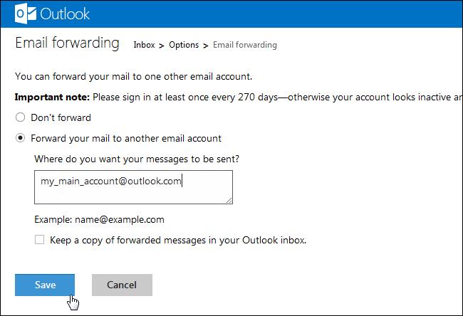 How to Combine All Your Email Addresses into One Outlook.com Inbox