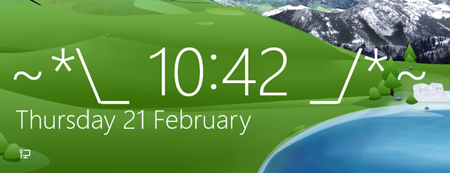 Cool Windows 8 Lock Screen