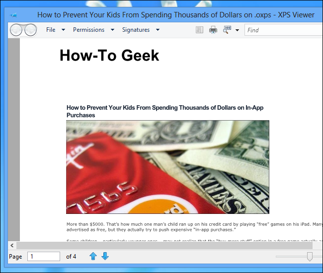 What Is an XPS File and Why Does Windows Want Me to Print to One?