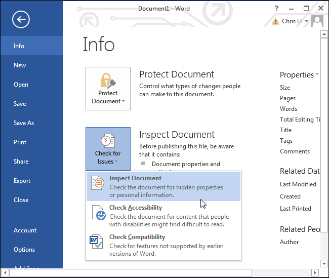 How to Remove The Hidden Personal Information Microsoft Office Adds to ...