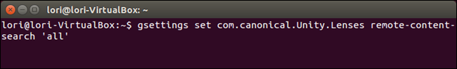 How to Disable Online Content Fetching When Searching in Ubuntu 14.04
