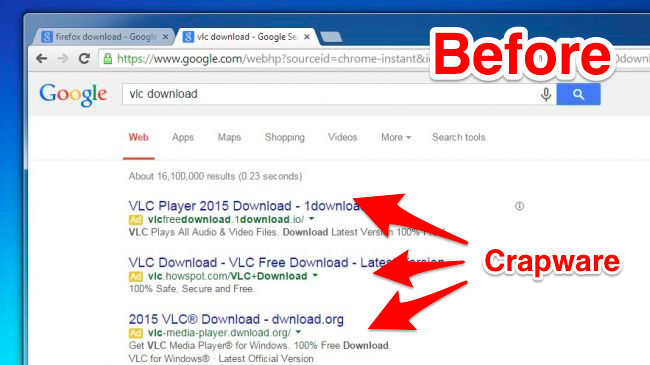 Google is Now Blocking Crapware in Search Results, Ads, and Chrome