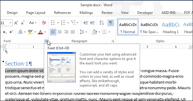 How to Quickly Format Text Using the Context Menu in Word