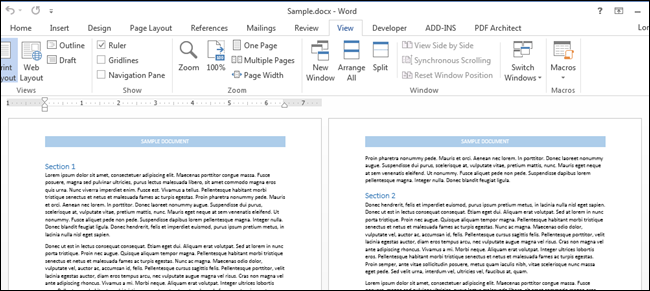 How to View Multiple Pages at Once in Word