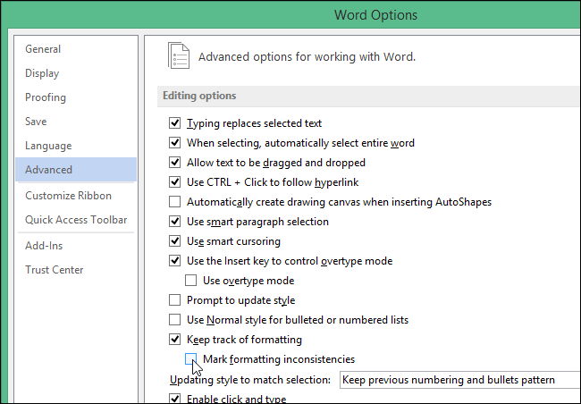 How to Get Rid of the Blue Squiggly Underlines in Word 2013