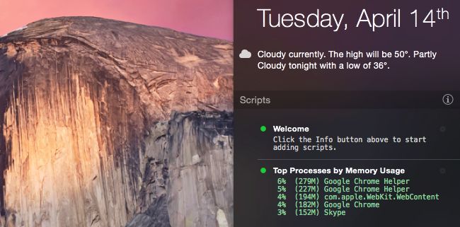 Use Your Mac's Notification Center for Widgets, Scripts, and Notifications