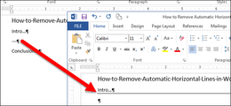 How To Remove Automatic Horizontal Lines In Word