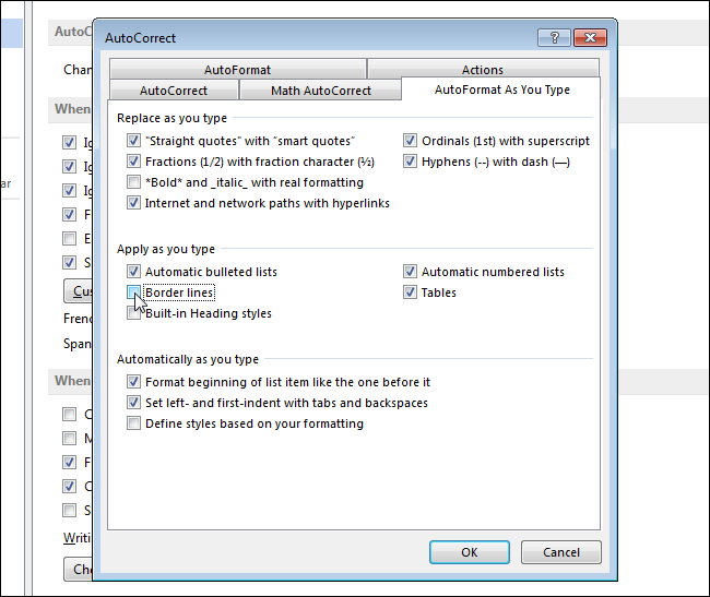 How to Remove Automatic Horizontal Lines in Word