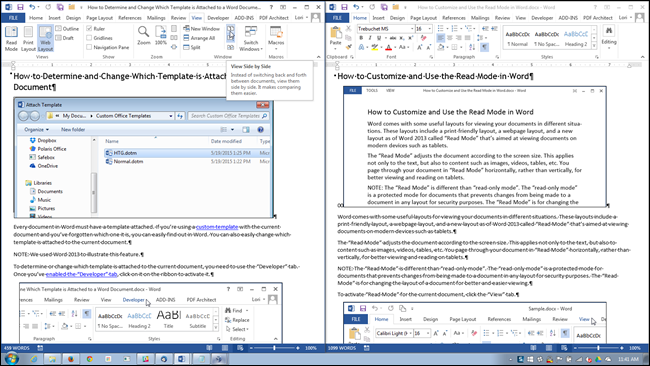 How to View Multiple Documents at Once in Word