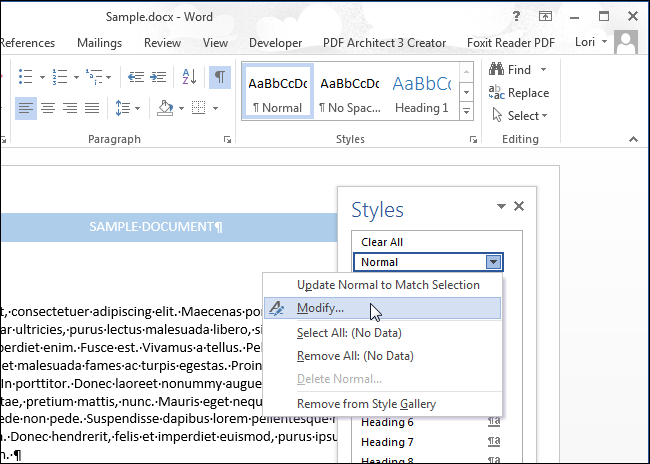 How to Set Paragraph Formatting in Word