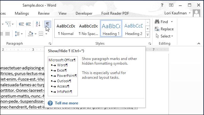 How to Print Hidden Text in Word