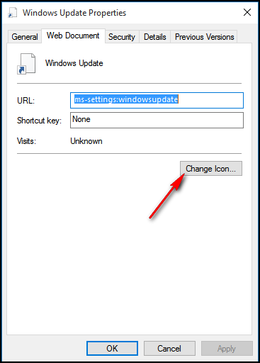 How To Create A Shortcut To Windows Update In Windows 10
