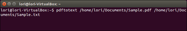 How To Convert A Pdf File To Editable Text Using The Command Line In Linux