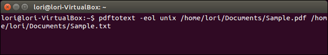 How to Convert a PDF File to Editable Text Using the Command Line in Linux