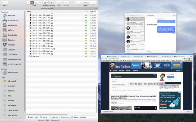 How to Use OS X's New Split Windows View