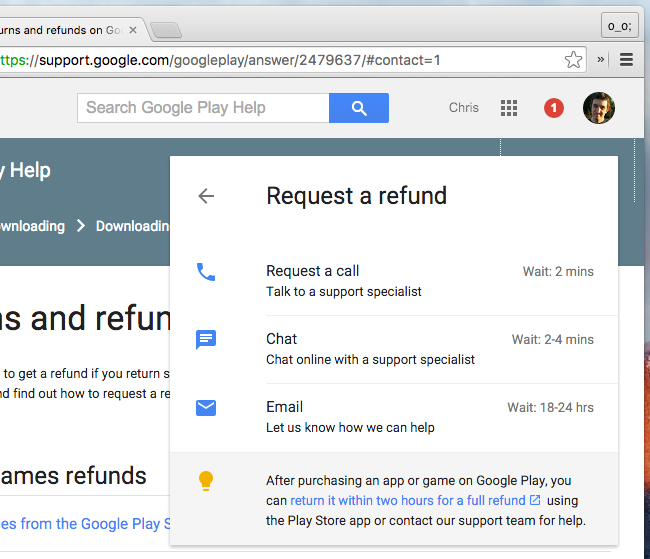 How to Get a Refund For an Android App You Purchased From Google Play