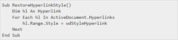 How do You Return All Hyperlinks in a Microsoft Word Document Back to ...