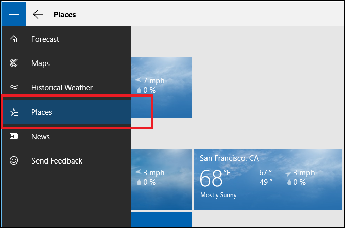 How to Configure the Windows 10 Weather App