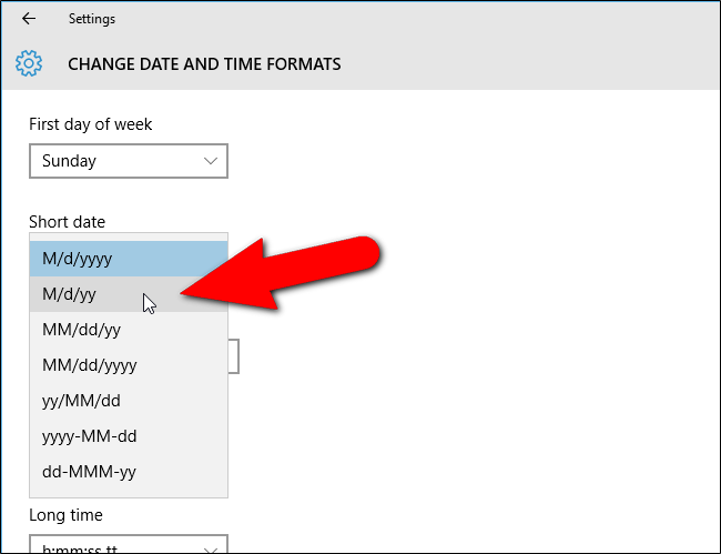 How to Change the Format of Dates and Times in Windows 10