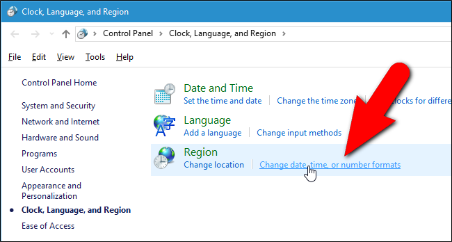 How to Change the Format of Dates and Times in Windows 10