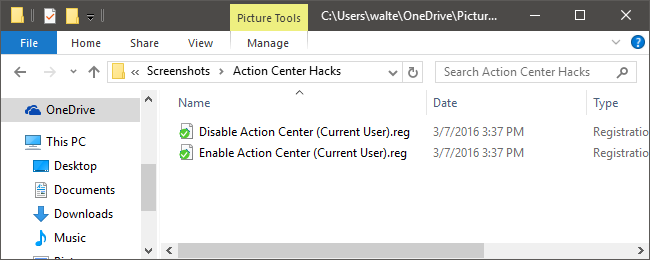 How to Disable the Action Center in Windows 10