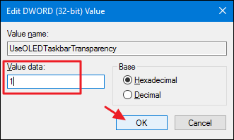 How to Make the Windows 10 Taskbar More Transparent