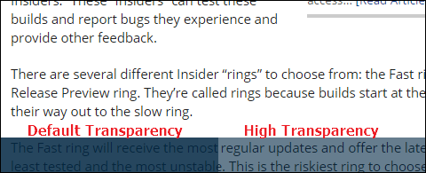 How to Make the Windows 10 Taskbar More Transparent