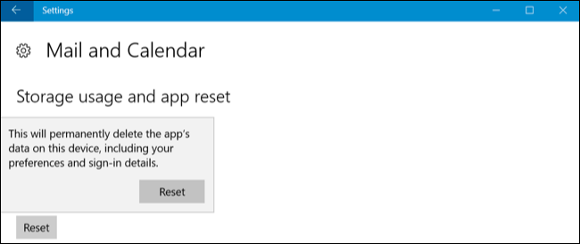 How to Reset an App's Data on Windows 10