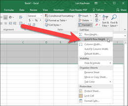 How To Set Row Height And Column Width In Excel